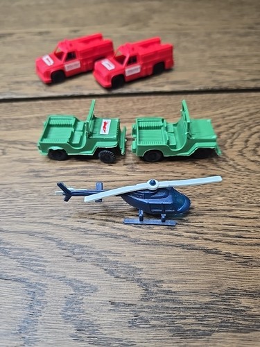 AHM HO Scale Fire Fox Train Set Fire Trucks Helicopter Military Jeep ...