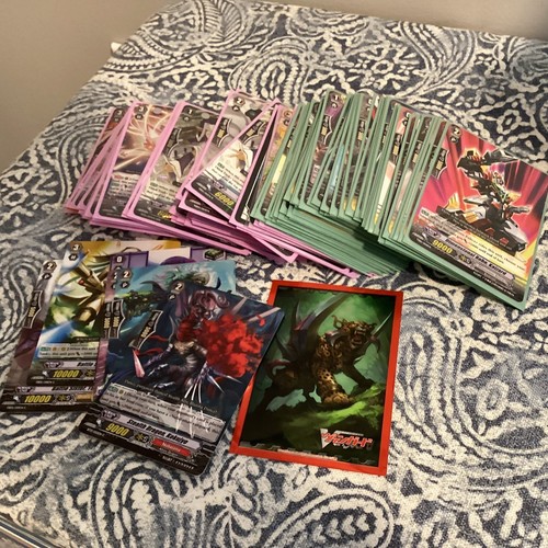 Lot Of 100+ Cardfight Vanguard Trading Cards in protective sleeves | eBay