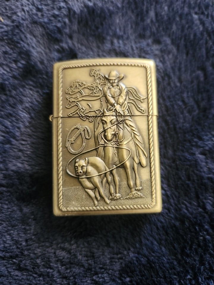 Vintage Cowboy Lighter, Windproof | eBay