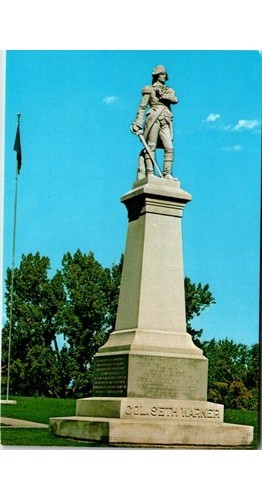 1910 Col Seth Warner Statue Bennington VT Postcard Forward Photo ...