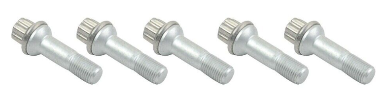 5Pcs For Benz ML350 S500 GLK350 S550 CL500 GL450 Wheel Lug Bolts Nuts ...