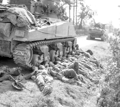 WW2 WWII Photo World War Two / British Army Sherman Tank 3rd RTR ...