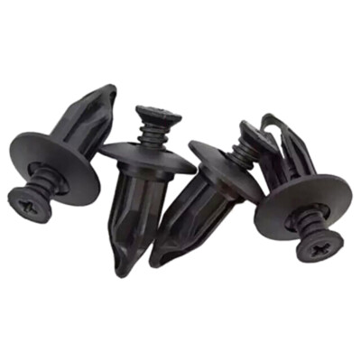 20 Pcs Black Nylon Push-Type Rivet Retainer For GM 10140480 Chrysler ...