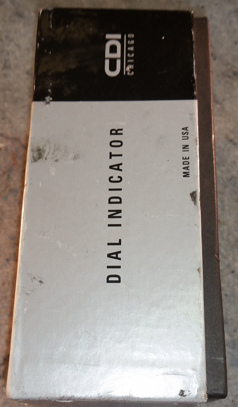 CDI Chicago USA EDP# 21253CJ-HC Dial Indicator .0005" .125 range ...