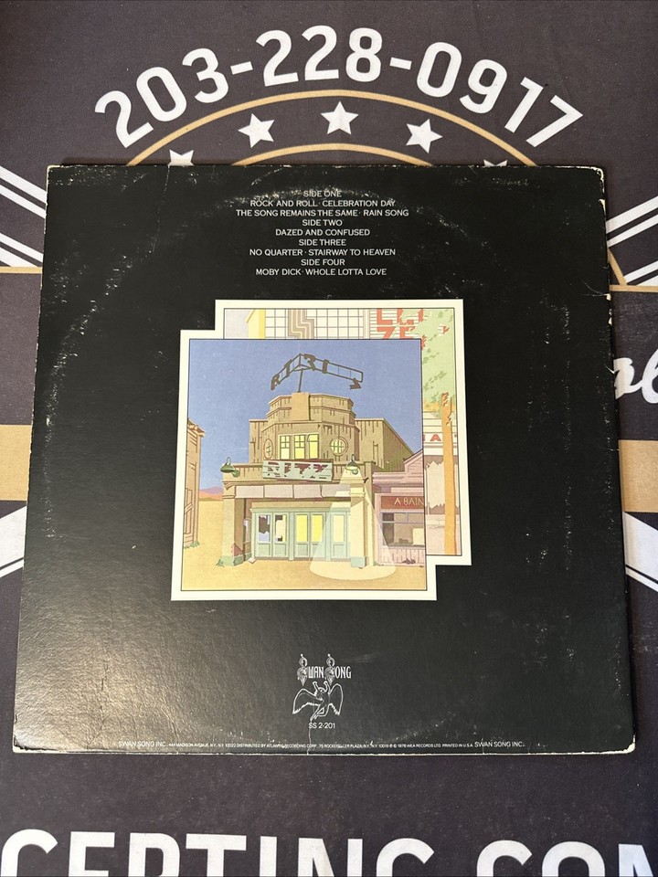 LED ZEPPELIN on LP " THE SONG REMAINS THE SAME '" VG+ RECORD - J14 | eBay