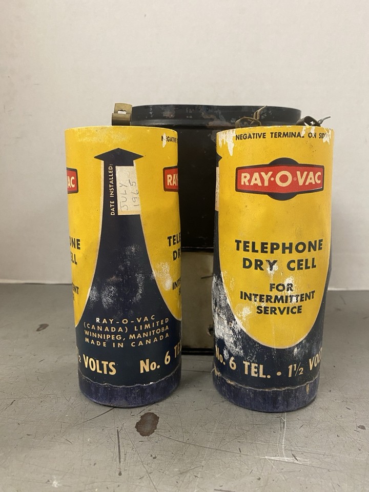 Vintage Antique Ray-O-Vac Ignition Dry Cell Battery No. 6 With Case. | eBay