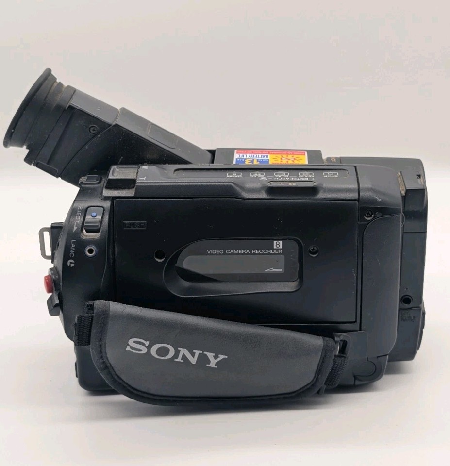 Sony Handycam NighShot CCD-TR416 Video 8 XR Camcorder 180x Digital Zoom ...