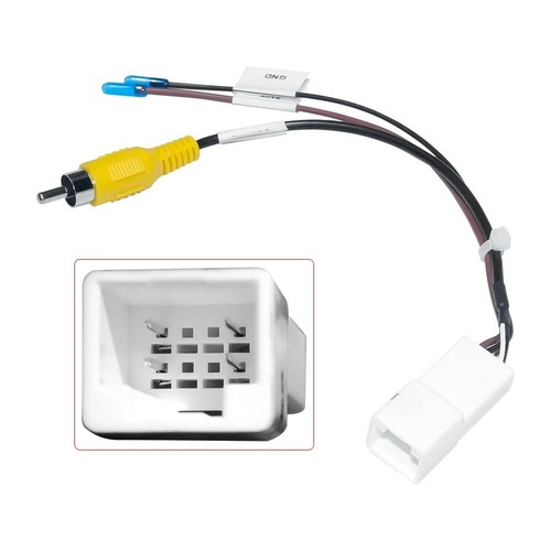 For Toyota Factory Rear View Reverse Camera Video Output Adapter Cable ...