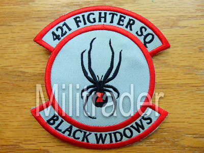 USAF 421st Fighter Squadron Black Widow Patch | eBay