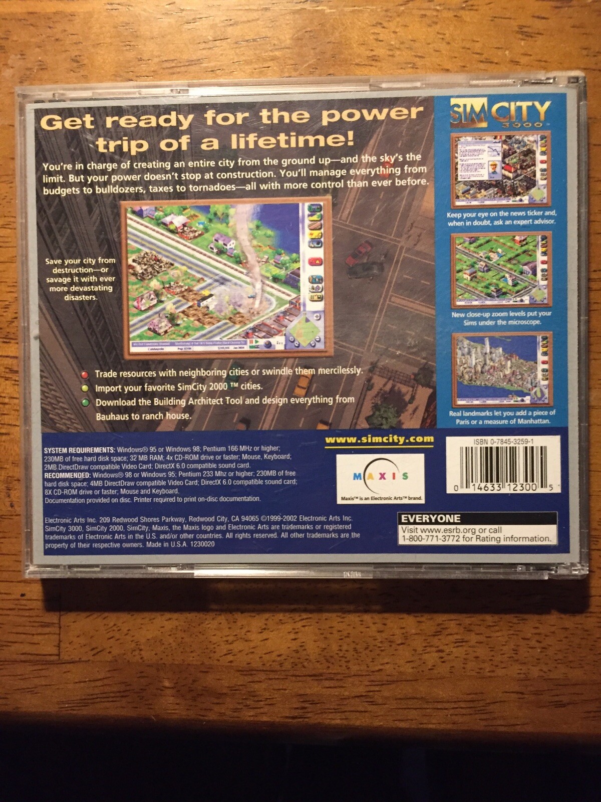 SimCity 3000 (PC, 1998) 8715686013290| eBay