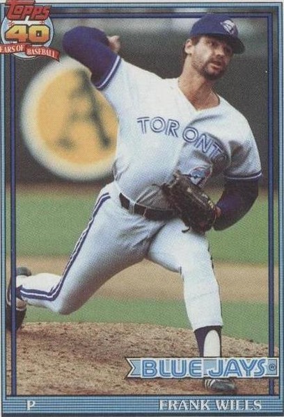 1991 Topps - A* Before Copyright; Barely Visible Topps 40th Anniversary ...