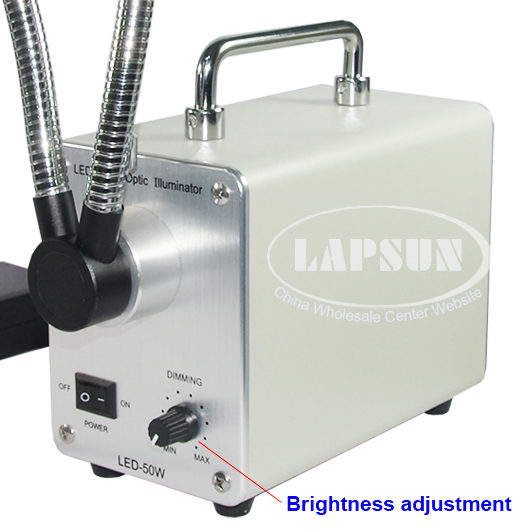 20W 30 50W Dual Gooseneck Cold Fiber Optic Light LED Microscope ...