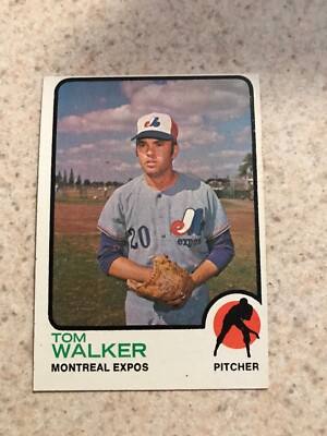 1973 TOPPS BASEBALL CARD #41 TOM WALKER PITCHER EX | eBay