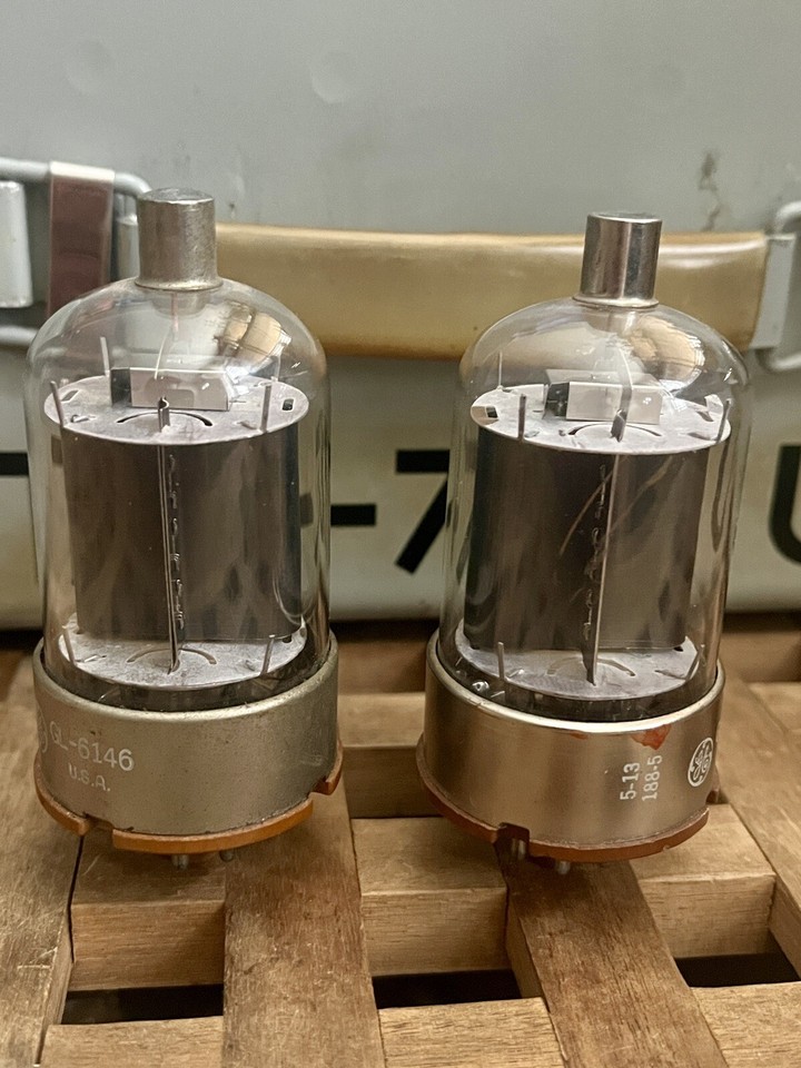 1955 GE GL-6146 Vacuum Transmitting Tubes Matched Pair (2) Strong | eBay