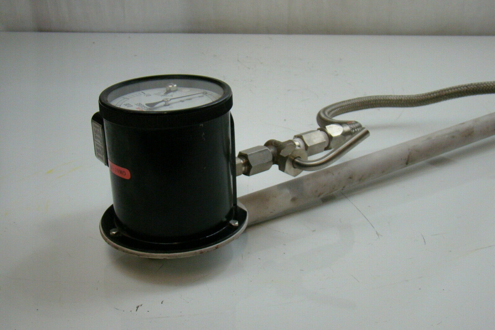 0-0.1 MPa Pressure Gauge Manometer Pole Mounted Assembly | eBay