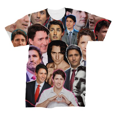 Justin Trudeau Photo Collage Shirt | eBay