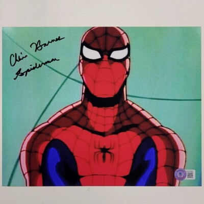 Christopher Barnes signed "Spiderman" TAS 8x10 Photo #2 Autograph ...