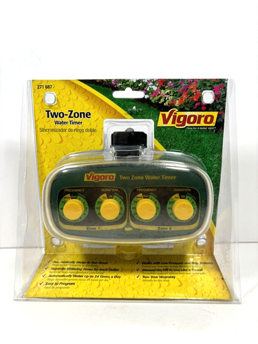 Vigoro Two Zone Water Timer 271-687, New and Sealed | eBay
