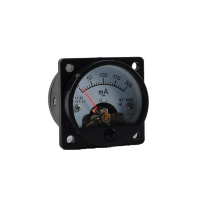 1pc Current DC 200MA Panel Meter Gauge Black w/Back Light for 300B 211 ...