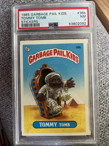 GARBAGE PAIL KIDS 1985 1st Series #36b TOMMY Tomb - OS1 - PSA 7 NM | eBay