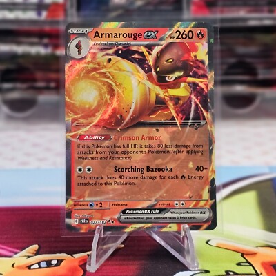 Armarouge ex 027/182 Paradox Rift Scarlet & Violet Double Rare | eBay
