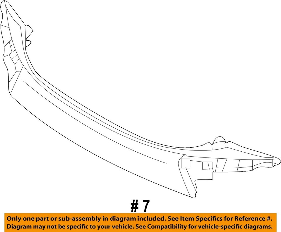 MITSUBISHI OEM 18-19 Outlander Sport Grille Components-Center Cover ...