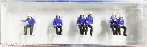 Preiser HO #14207 Firemen -- Seated / HO Scale / 1:87th Scale / Painted ...