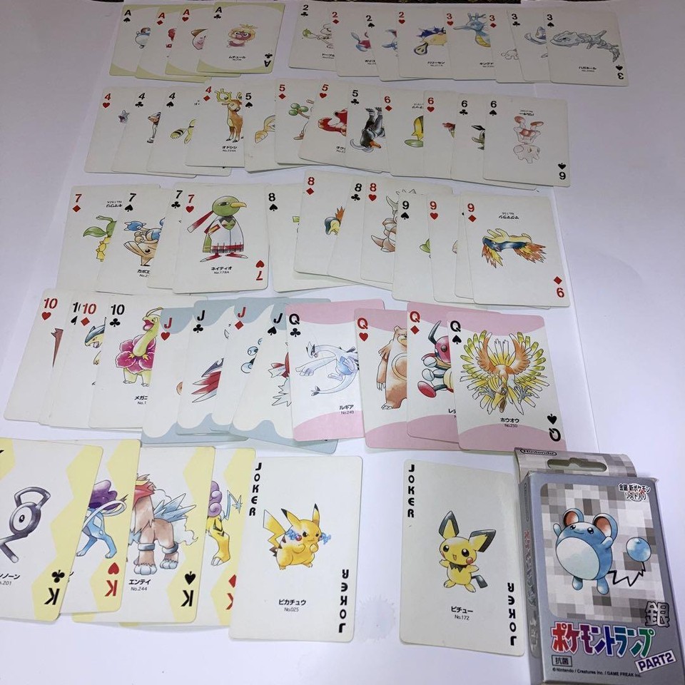 Pokemon Playing Cards Silver 54 Pieces Complete Item | eBay