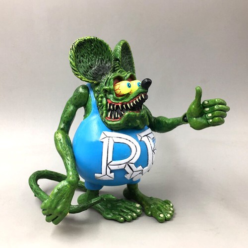 10cm 4" Blue Rat Fink Big "Daddy" Ed Roth Action Figure No Box | eBay