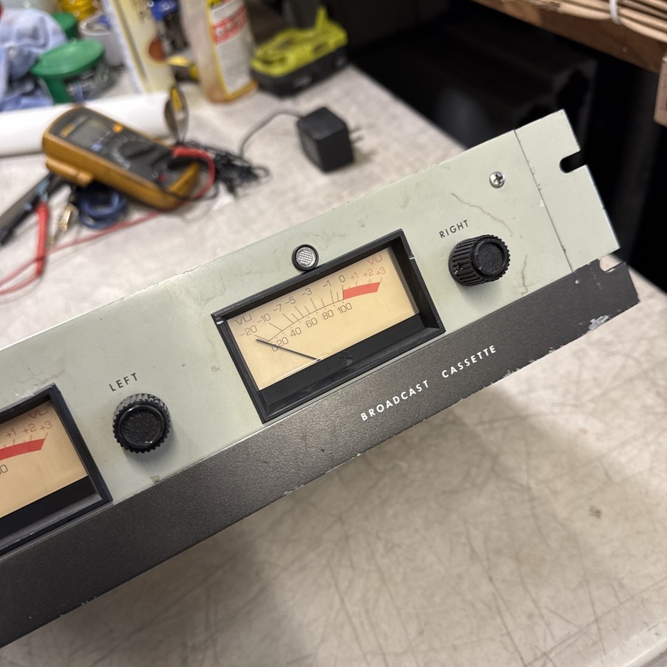 (Gates) Harris Stereo Vu-meters For Broadcast Cassette 730-1420-000 ...
