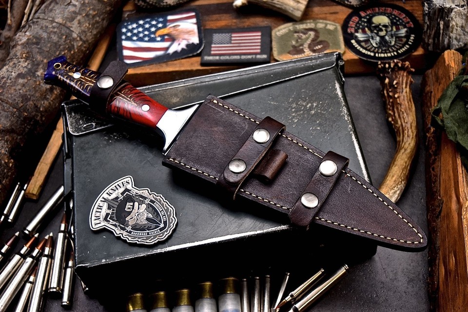 CFK IPAK Handmade D2 Custom PINE CONE VIKING DAGGER Hunting Sport Shiv ...