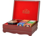 Luxury Wooden Ceylon Tea Gift Box - 60 Enveloped Tea Bags & Island of ...