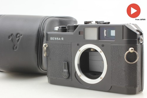[Near MINT w/Case] Voigtlander Bessa R Black Rangefinder Film Camera ...