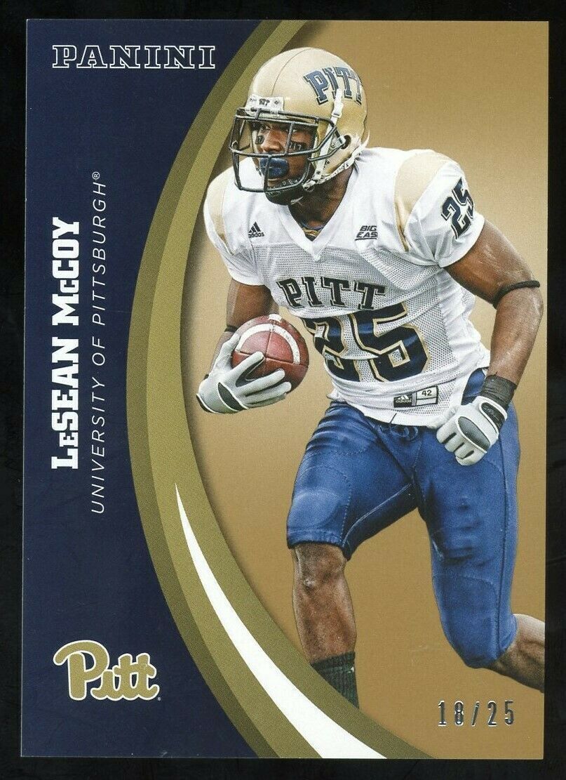 2016 Panini Pitt Panthers - Gold #40 LeSean McCoy /25 for sale online ...