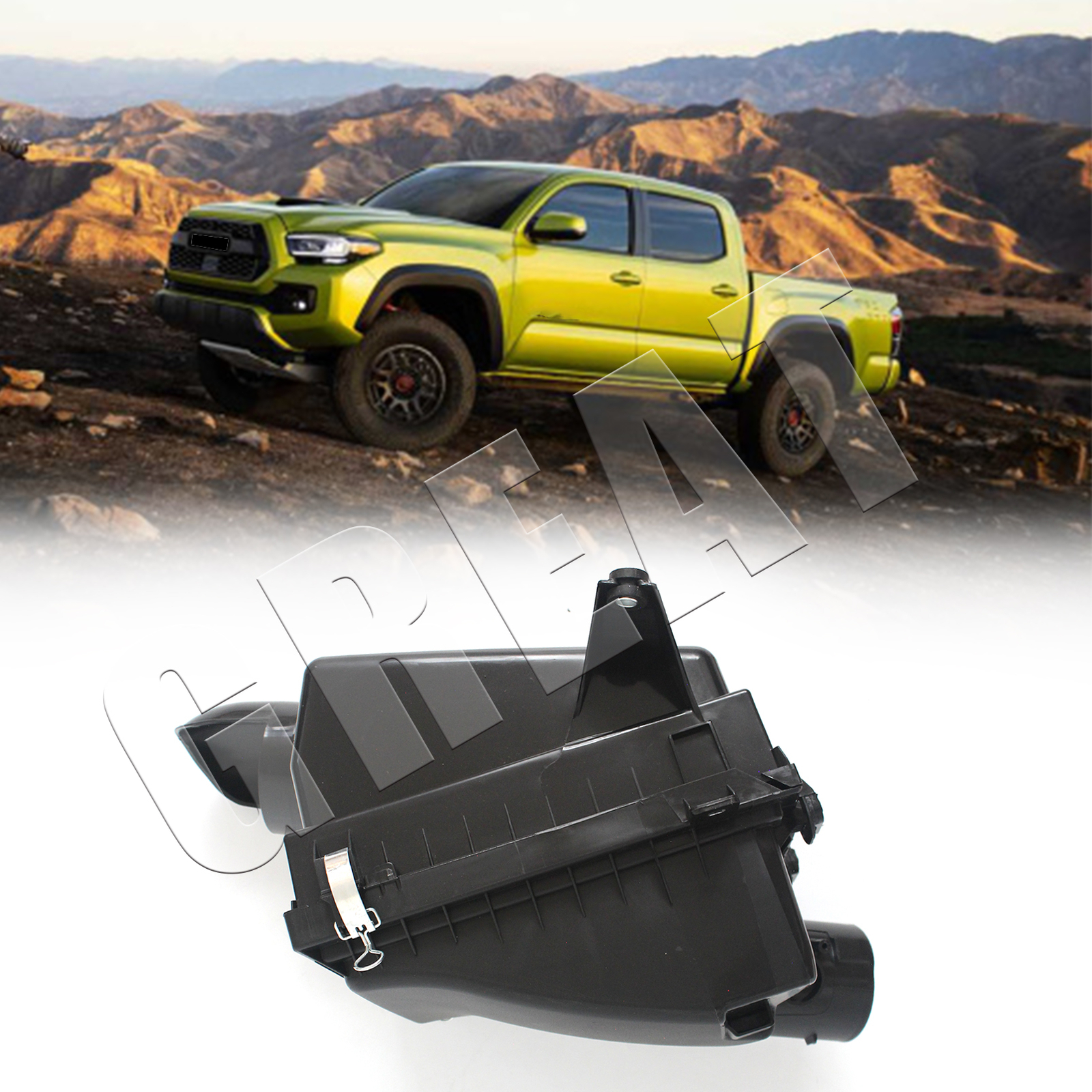 Air Intake Housing Air Cleaner Box For 2016-2022 Toyota Tacoma Black ...