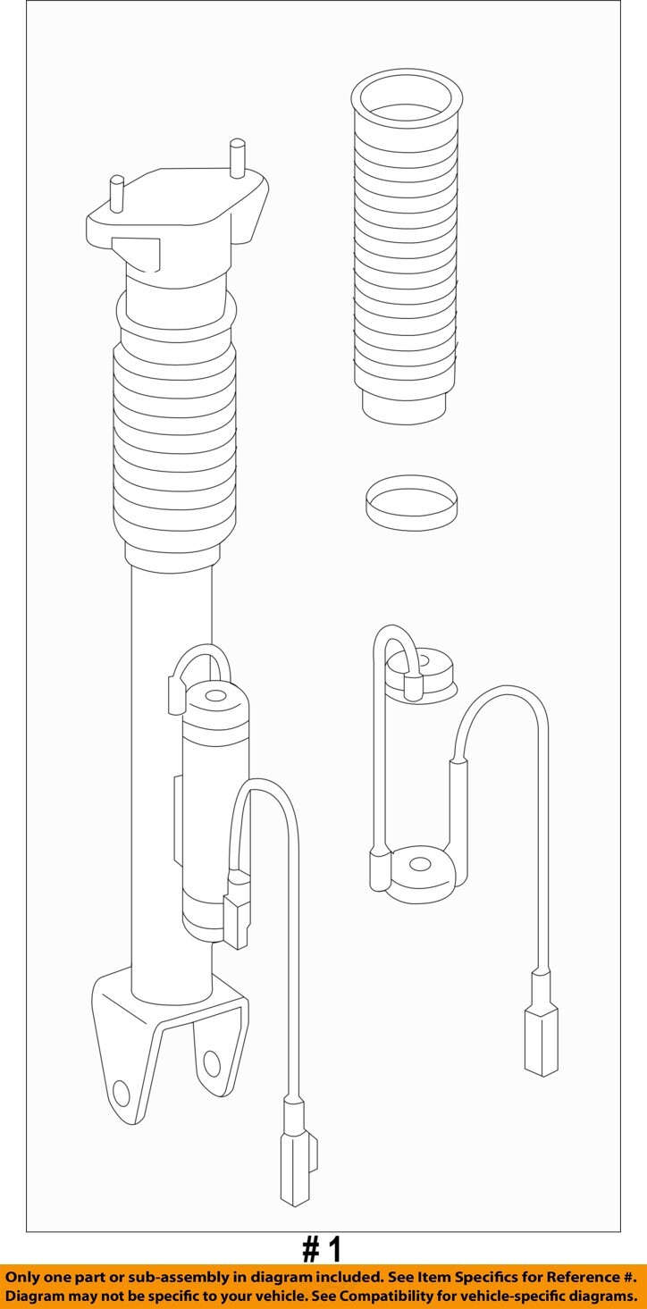 MERCEDES FABRICANTE DE EQUIPOS ORIGINALES 2017 GLE43 AMG amortiguador ...