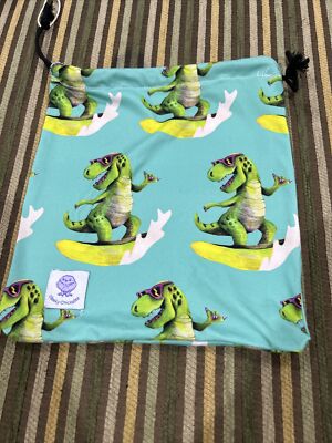 Cheeky Chickadee Drawstring bag T Rex Dinosaur Acc190 | eBay Australia