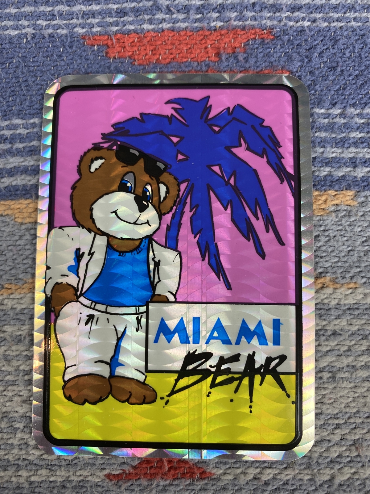 Prism Miami Bear Vintage Vending Machine Sticker 1980s | eBay