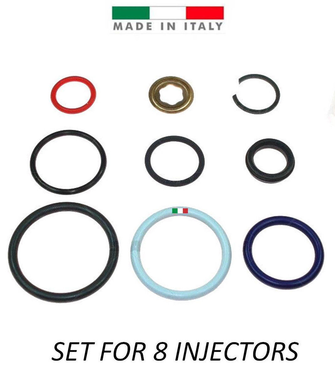 6.0L Powerstroke Diesel Injector O-ring Kit (includes HP oil rail seal ...