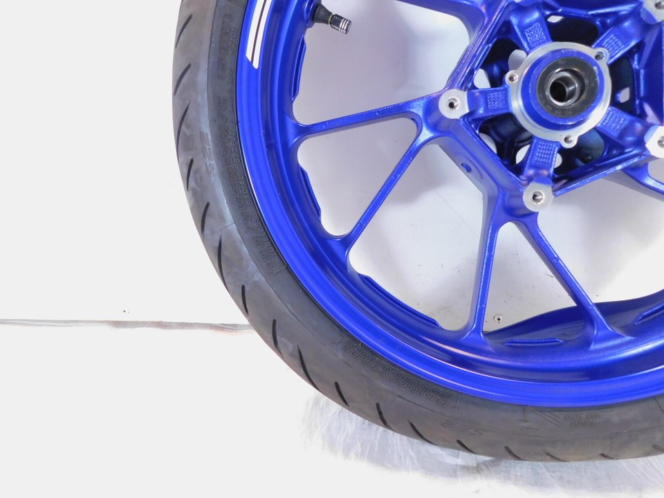 Yamaha MT09 MT-09 & YZFR7 YZF-R7 R7 Blue Front Wheel Rim & Tire 17" x 3 ...