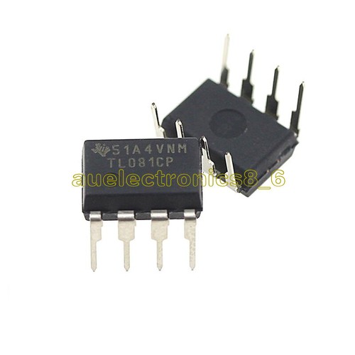 10Pcs TL081 TL081CP TI IC JFET Input Operational Amplifiers DIP-8 NEW ...