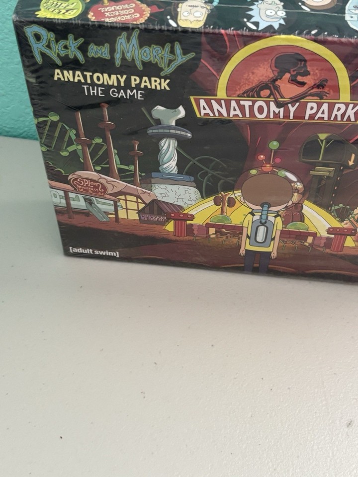 Rick & Morty Anatomy Park Board Game Adult Swim Cryptozoic ...