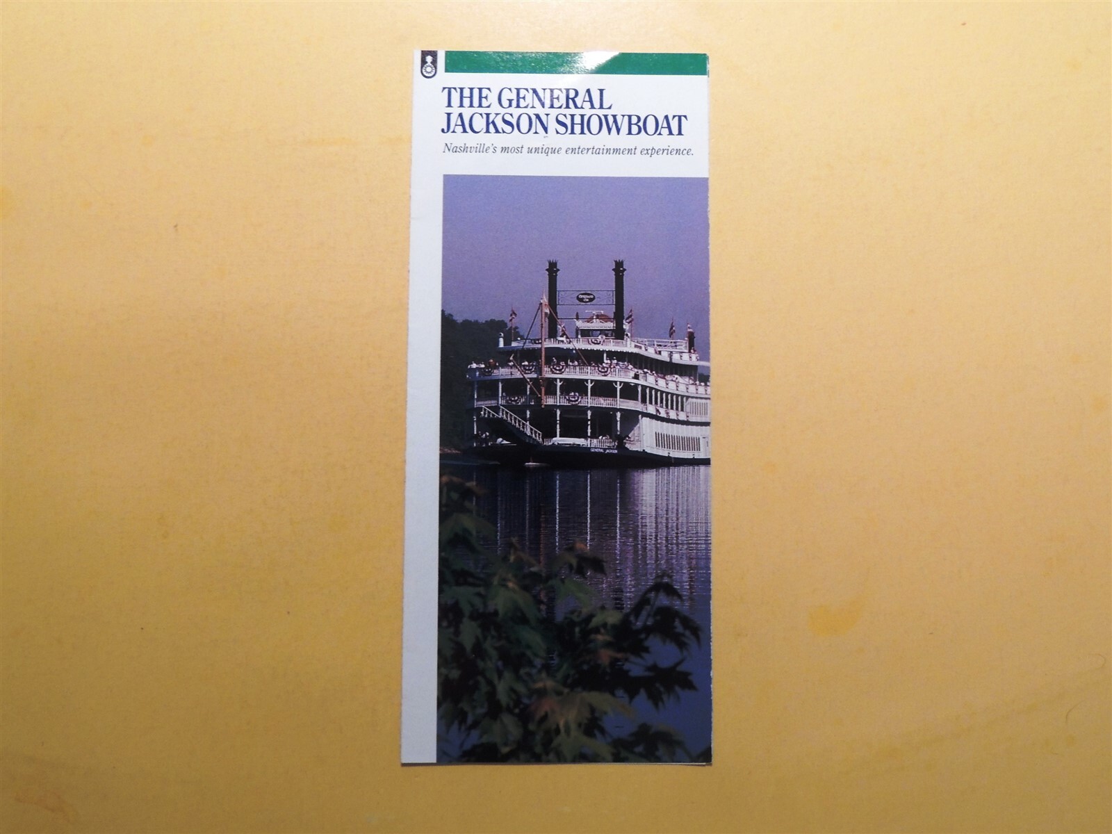 General Jackson Showboat Nashville Tennessee vintage brochure 1993^ | eBay