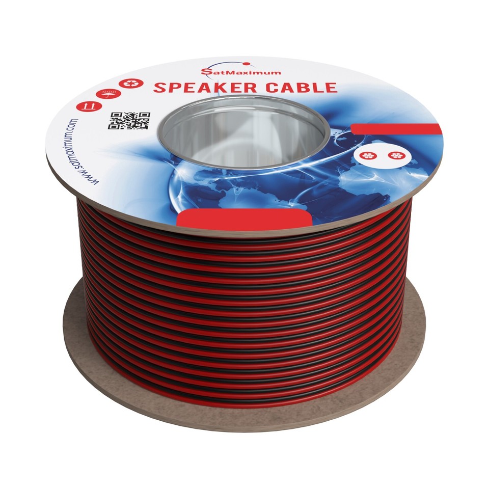 Speaker Cable 25ft 50ft 100ft In Wall CL3 Bulk Audio Wire Gauge 14AWG ...