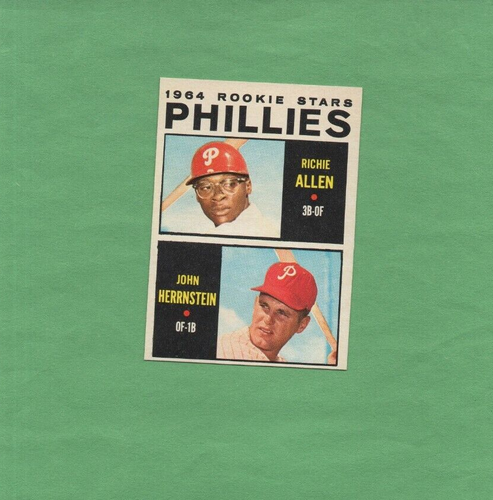 1964 Topps BASEBALL Set RICHIE DICK ALLEN Rookie Card # 243 - PHILLIES ...