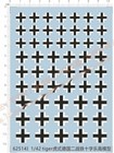 1/42 1/35 German Tiger Tank Iron Cross with White Edge Panzer Model ...