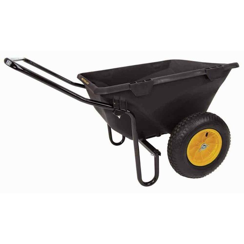 7 cu.ft.Heavy Duty Utility Yard Garden Wheelbarrow Cub Cart ...
