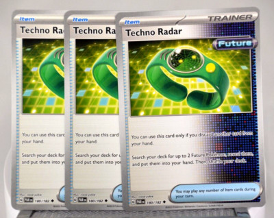 Pokemon TCG Paradox Rift Techno Radar 180/182 Uncommon Regular x3 | eBay