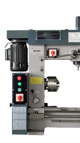 M.I.S. Industrial MP800 Multi-Purpose Lathe Mill 3 in 1 Combo Machine ...