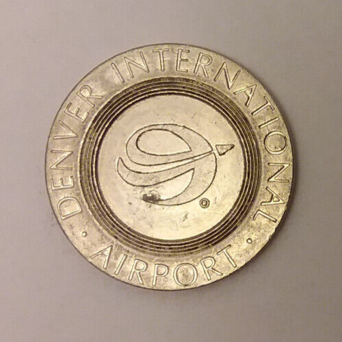 Denver International Airport Taxi Token 26mm | eBay